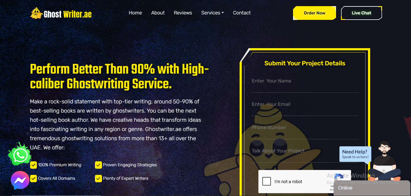 Cover Ghost Writer UAE | Boyen Haddin